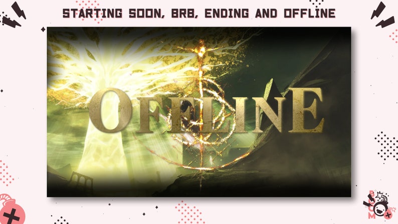 Animated Twitch Elden Ring Scenes / Startingsoon / Ending / BRB ...