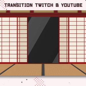 Animated Twitch Samurai Dojo Door Trasition Japannese / Stream ...