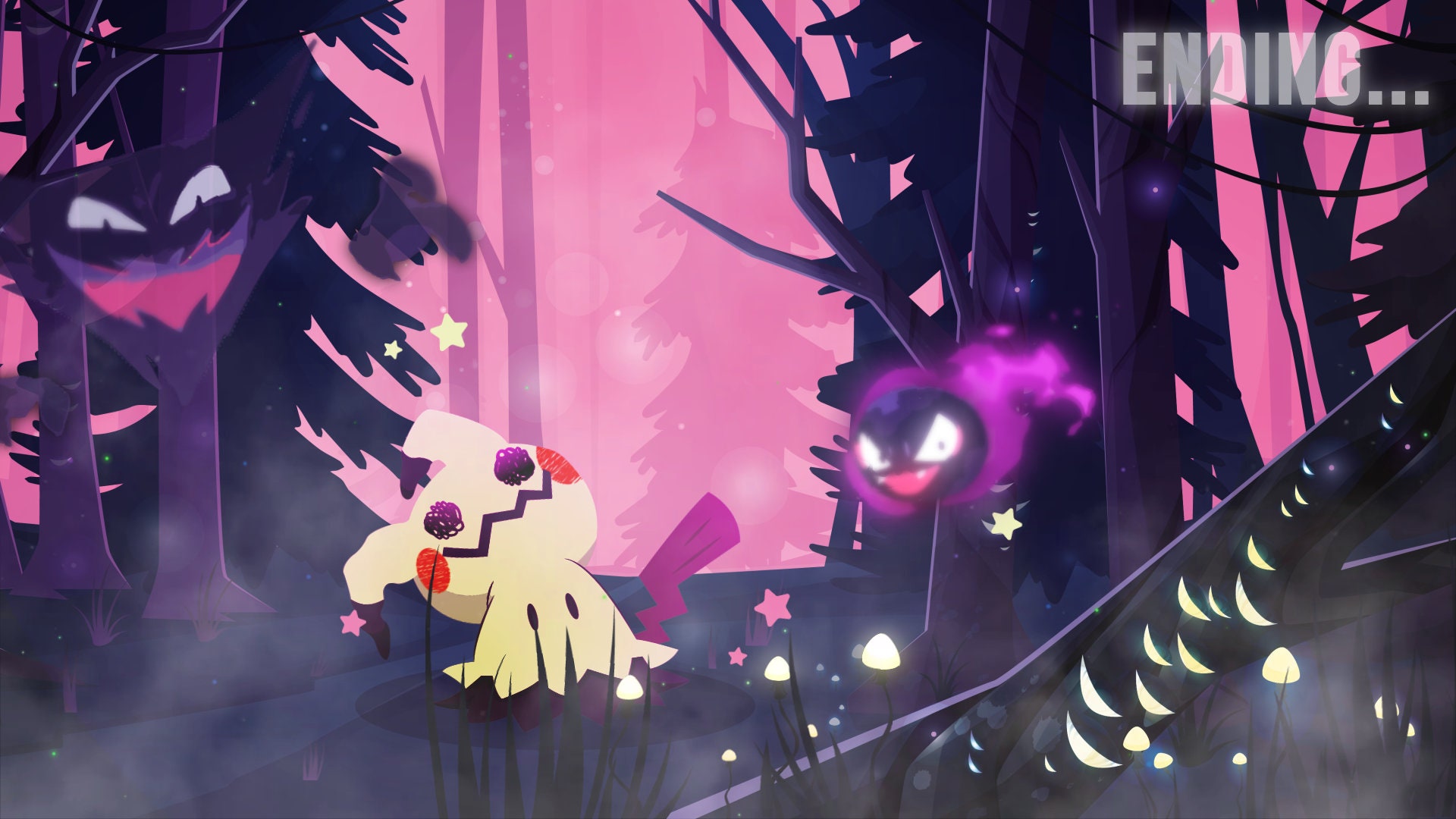 Animated Twitch Mimikyu Pokemon Cute Dark / Stream Starting Soon / Be ...