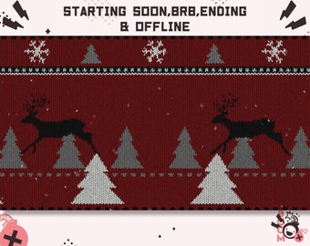 Animated Twitch Screen. Starting Soon Be Right Back Stream - Etsy