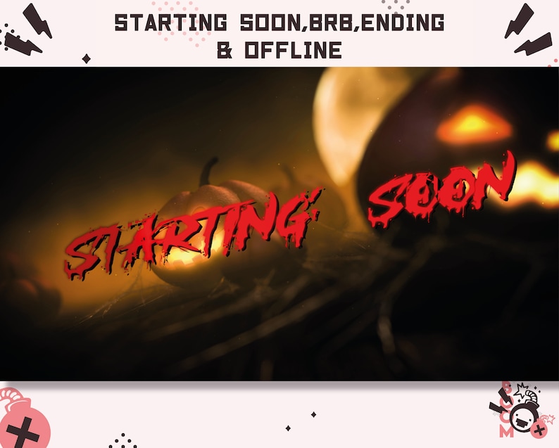 Animated Twitch Halloween / Stream Starting Soon / Return to Stream ...