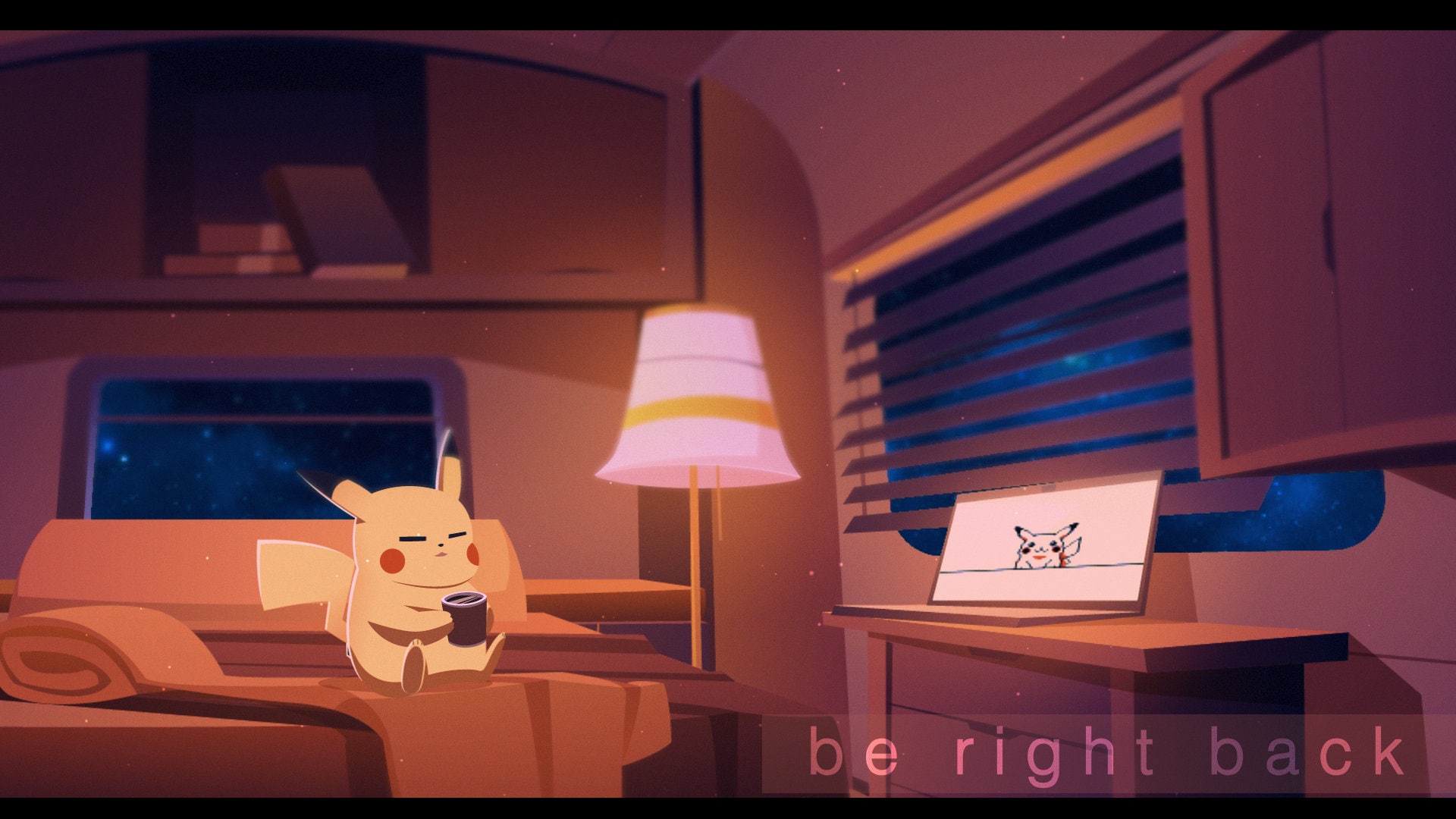 Animated Twitch Pikachu Pokemon Cute Chill / Stream Starting Soon / Be ...