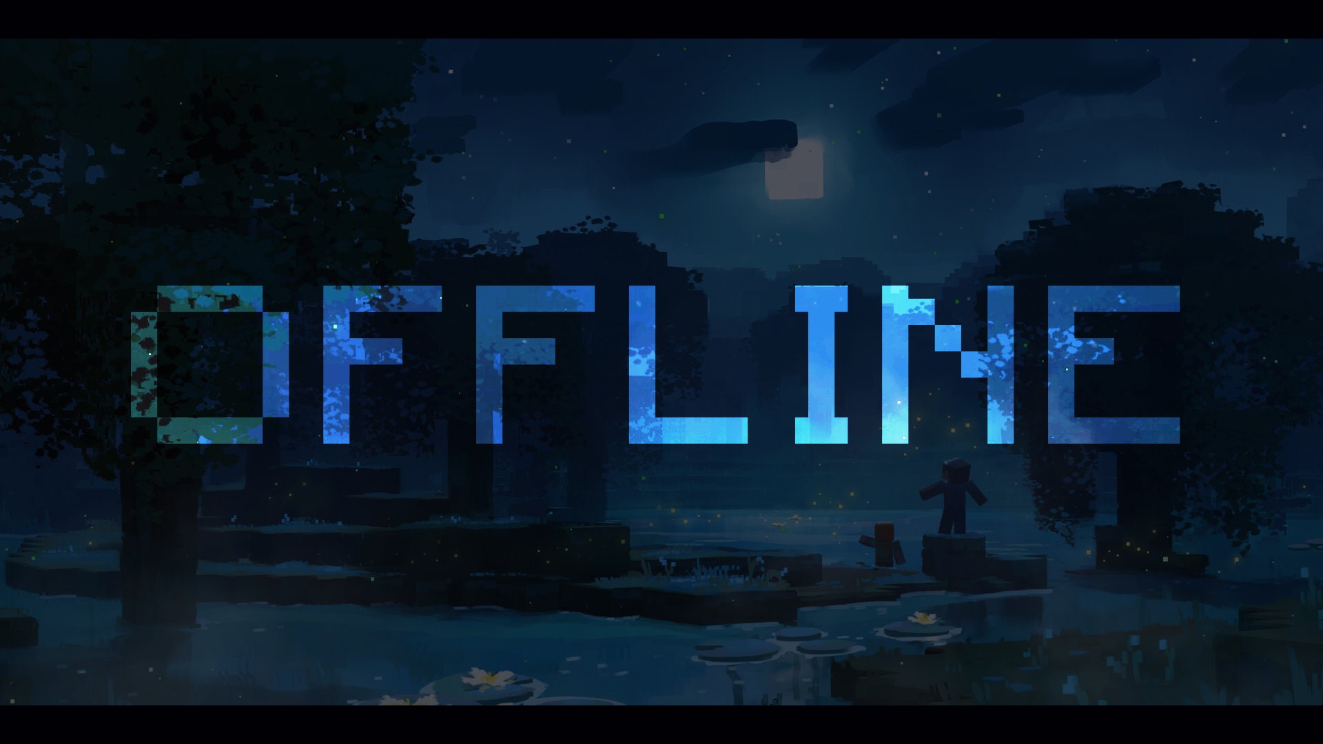 Animated Twitch Minecraft Pixel Swamp / Stream Starting Soon / Be Right ...