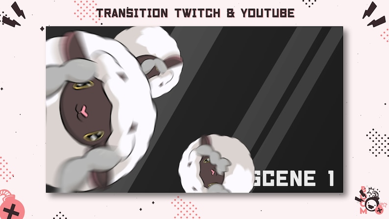 Animated Twitch Pokemon Trasition Wooloo / Stream Starting Soon ...