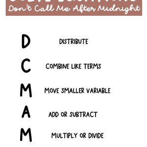 Boho Neutral// Secondary Math Posters - Etsy