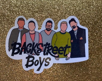 Sandy Lion 2001 BSB Licensed Stickers Deadstock Vintage Backstreet Boy ...