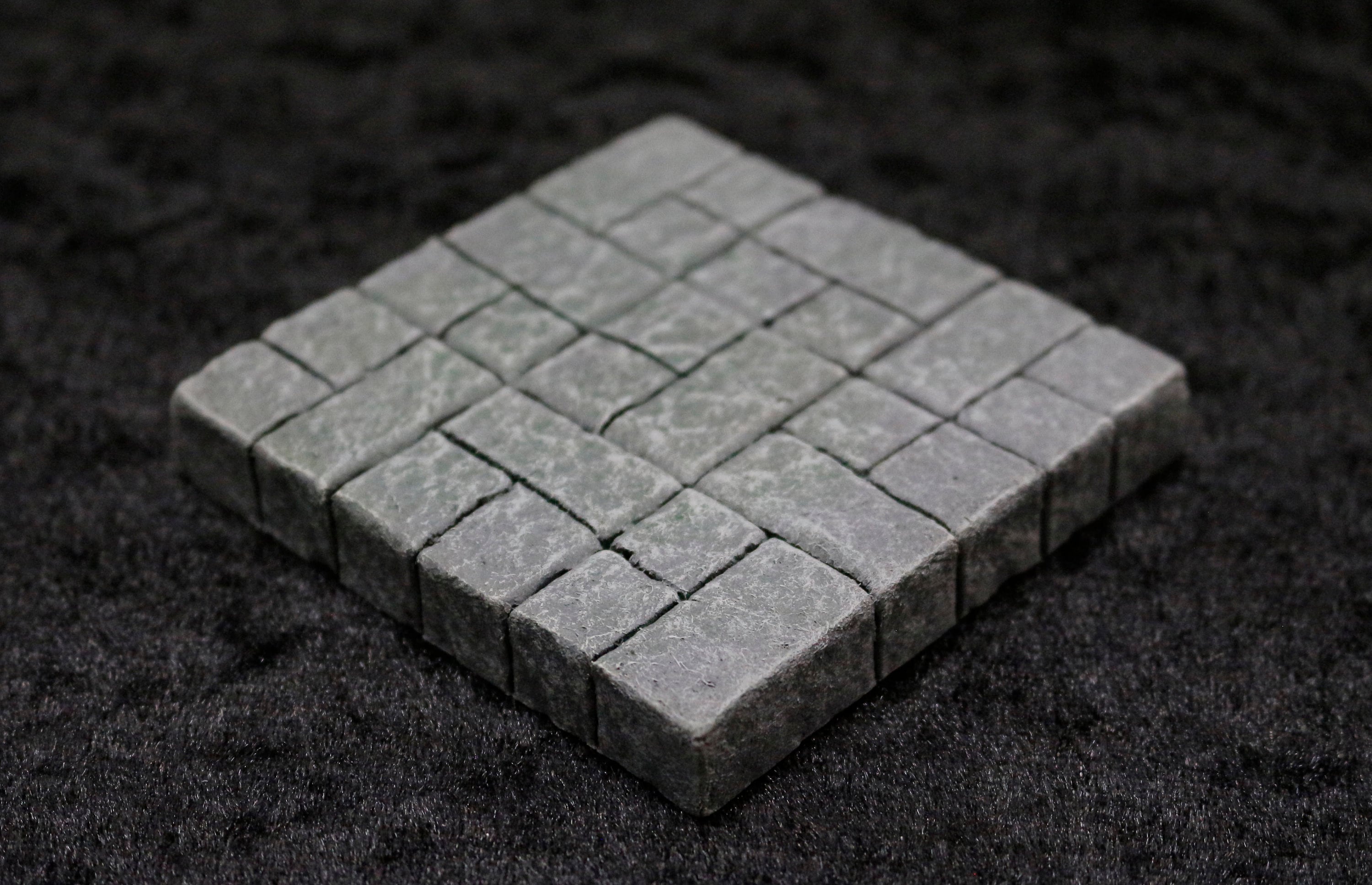 Dungeon Tiles 3x3″ Set, Stone Floor Tile, DND Pathfinder, Tabletop ...