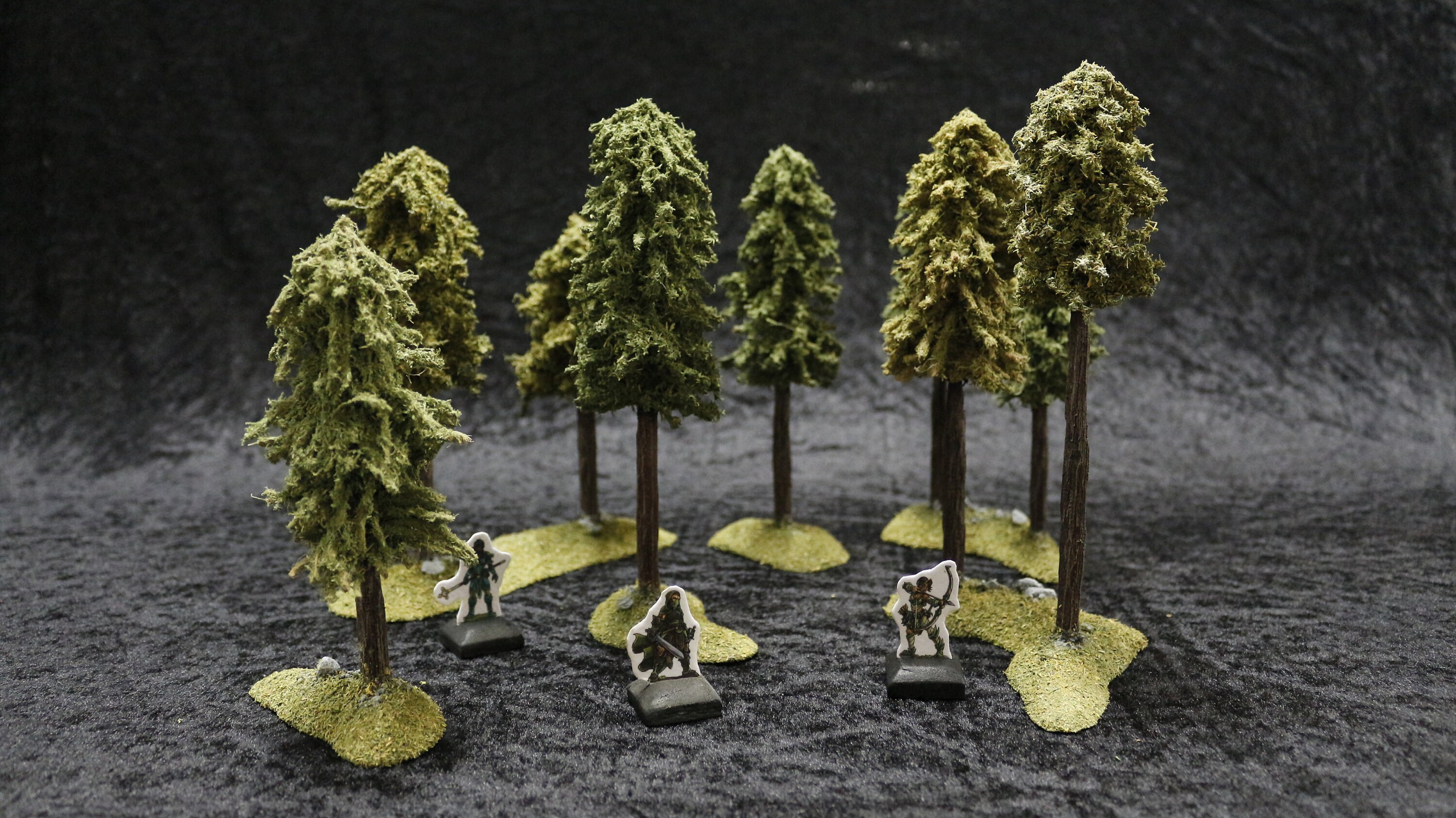 Tree Scatter Terrain, Pine Trees, Green Grass, RPG, DND Pathfinder ...
