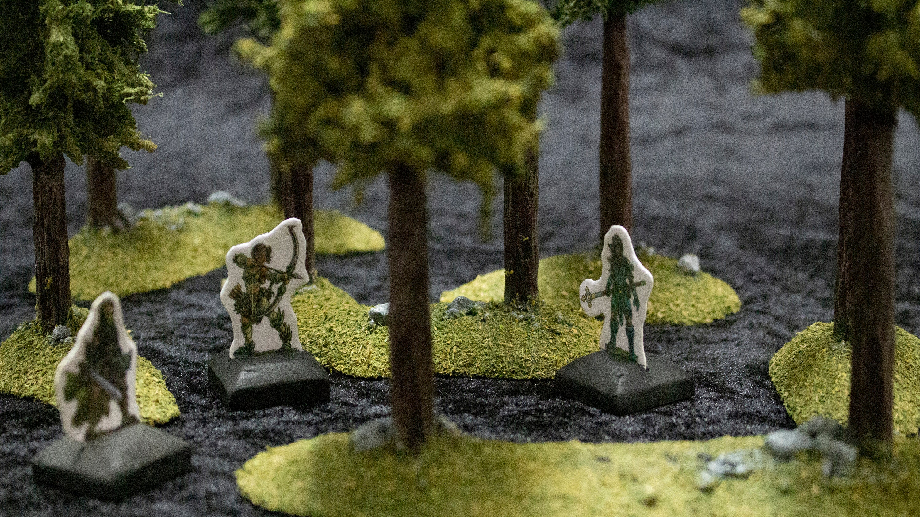 Tree Scatter Terrain, Pine Trees, Green Grass, RPG, DND Pathfinder ...