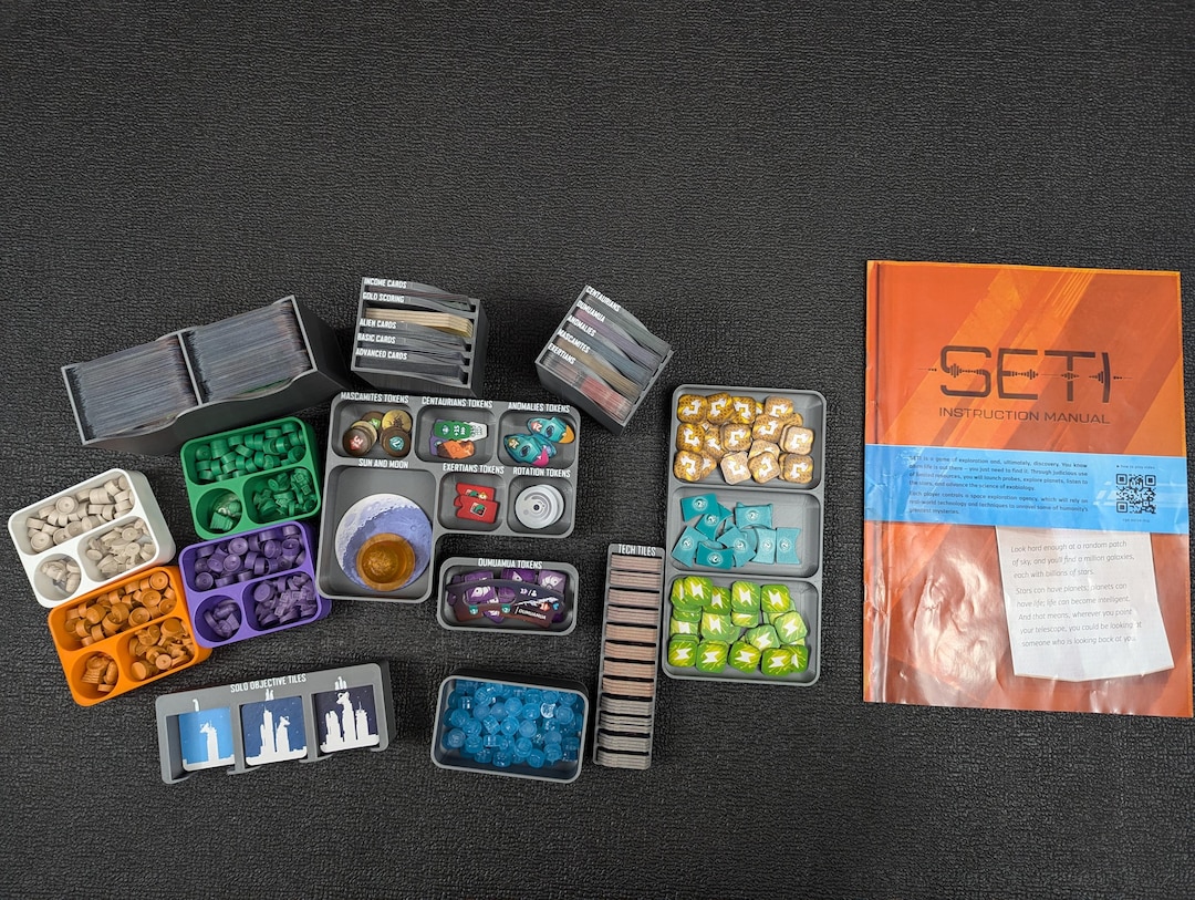 SETI Board Game Insert - Free US Shipping Search for Extraterrestrial ...