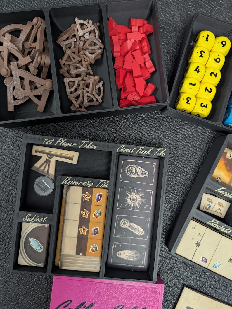 STL Files for Galileo Galilei Board Game Insert + Fits Luna Expansion ...