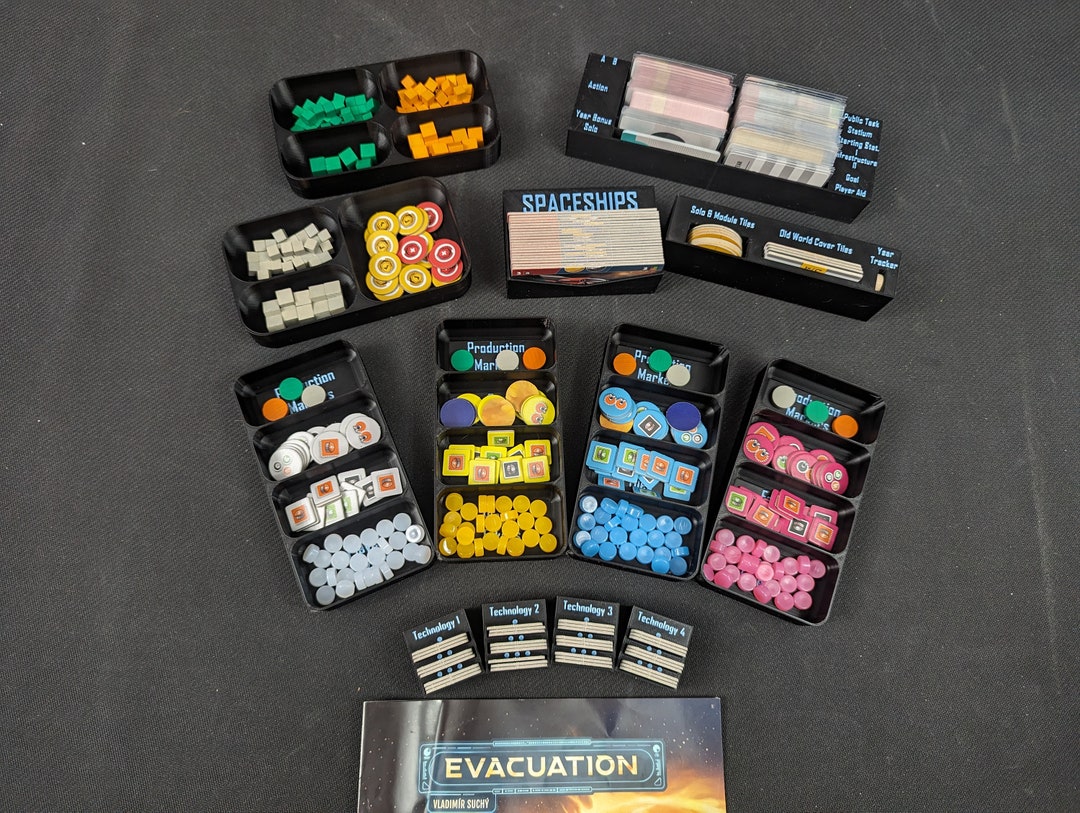 Evacuation Board Game Insert Upgrade - Etsy