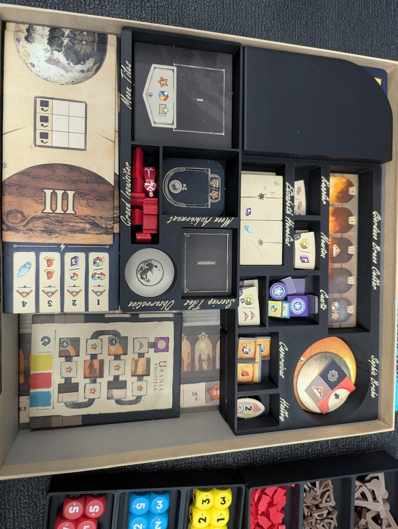 STL Files for Galileo Galilei Board Game Insert + Fits Luna Expansion ...