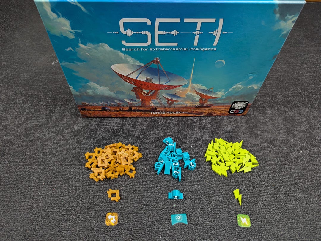 SETI Board Game Upgraded Resources and Tech Tokens- Free US Shipping - Etsy