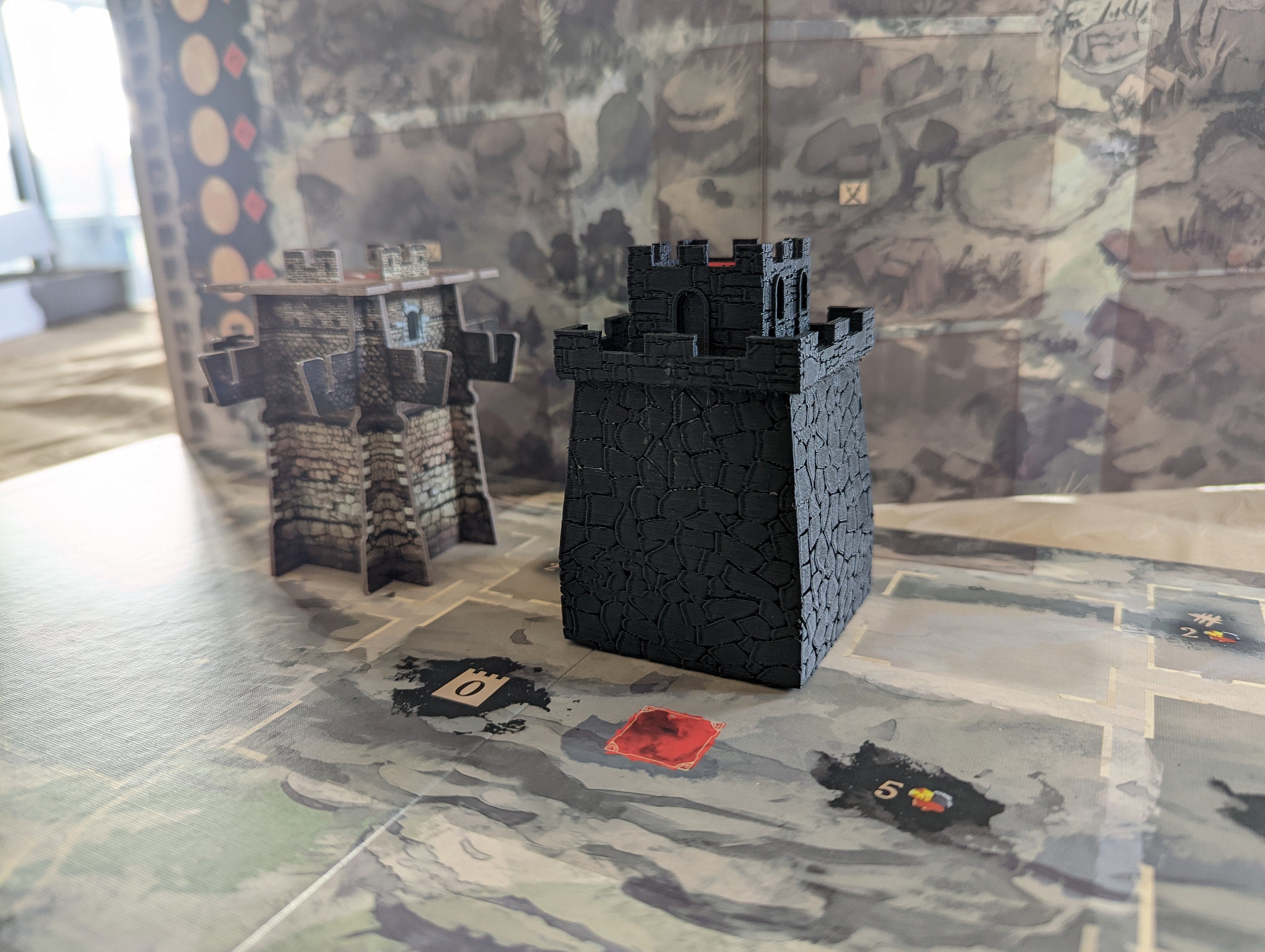 The Great Wall Board Game 3D Printed Walls Towers & - Etsy Hong Kong