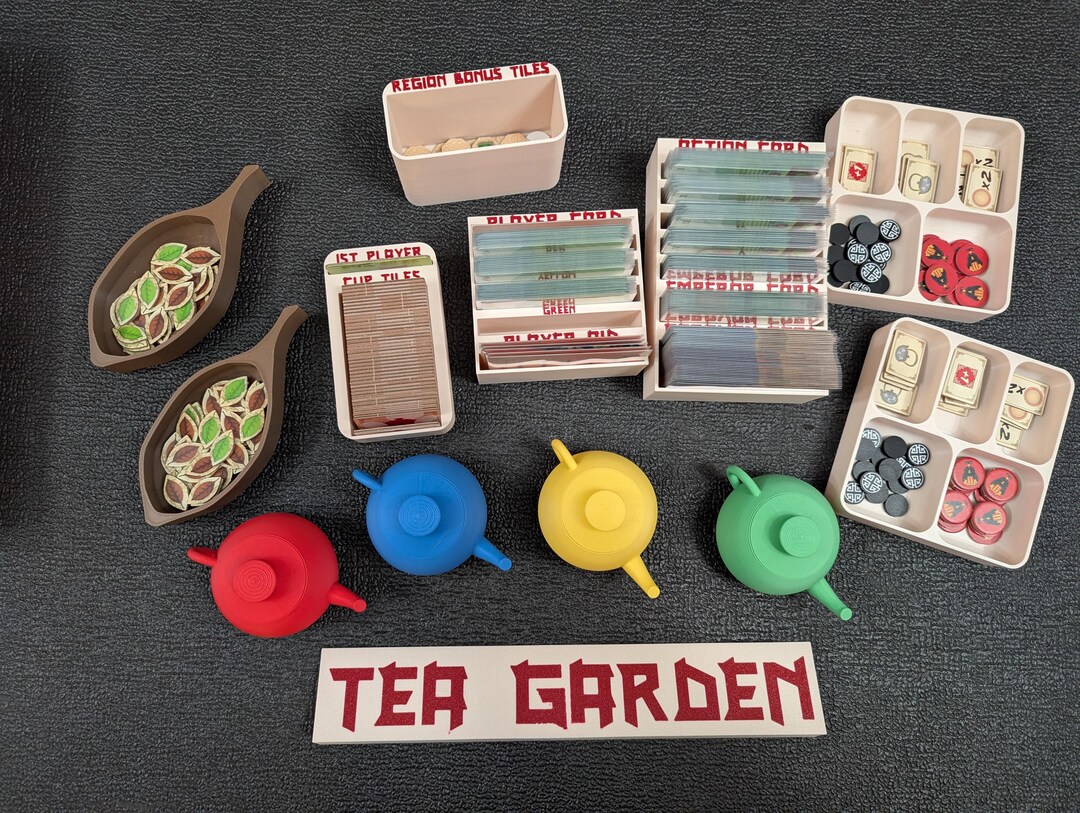 Tea Garden Board Game Insert - Free US Shipping - Etsy