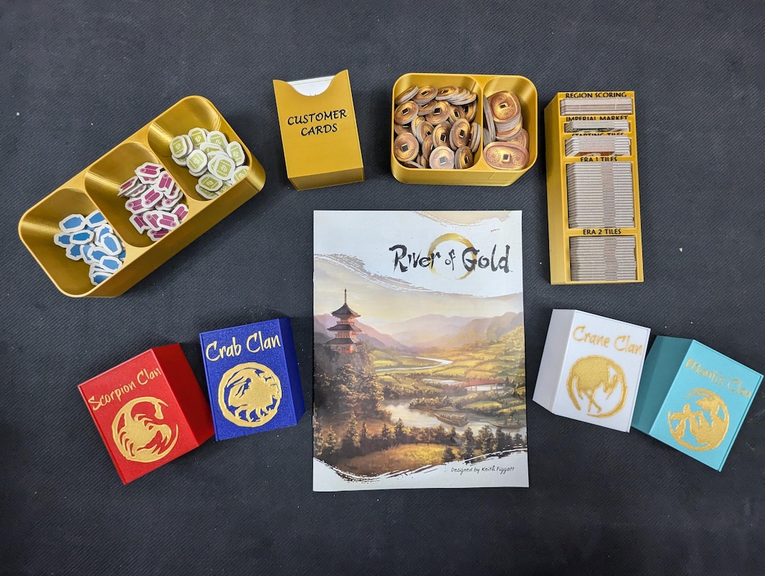 River of Gold Board Game Insert - Free US Shipping - Etsy