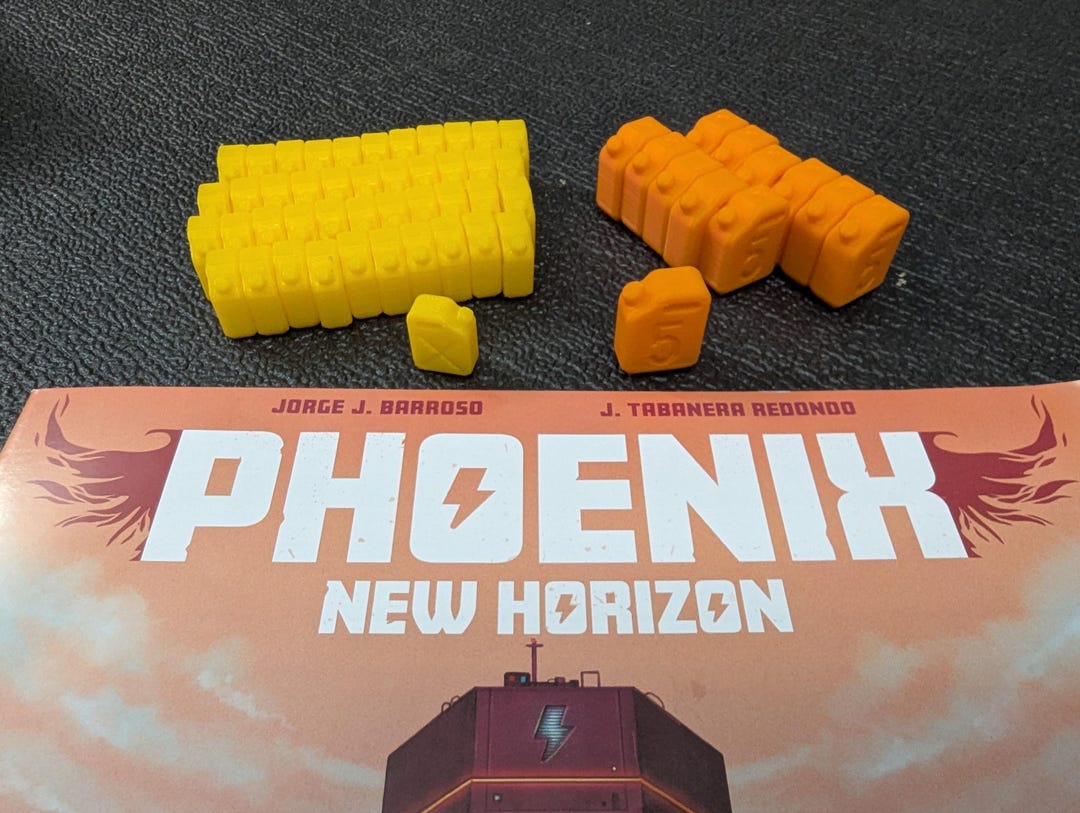 Phoenix New Horizon Board Game Upgraded Fuel Tokens - Free US Shipping ...