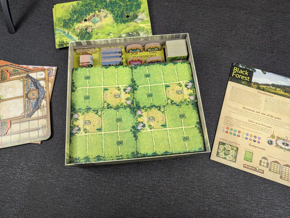 STL Files for Black Forest Board Game Insert - Etsy