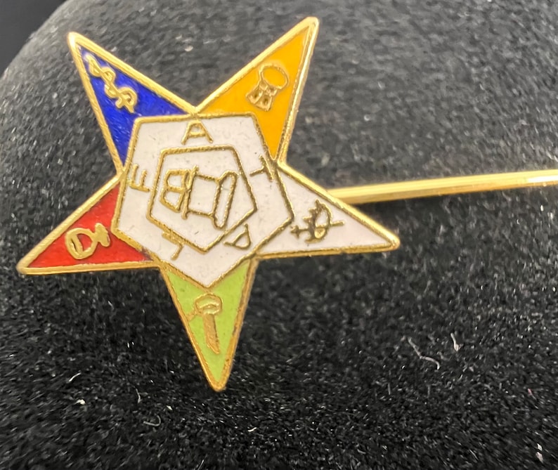 Vintage Order of the Eastern Star (OES) Stick Pin - Etsy