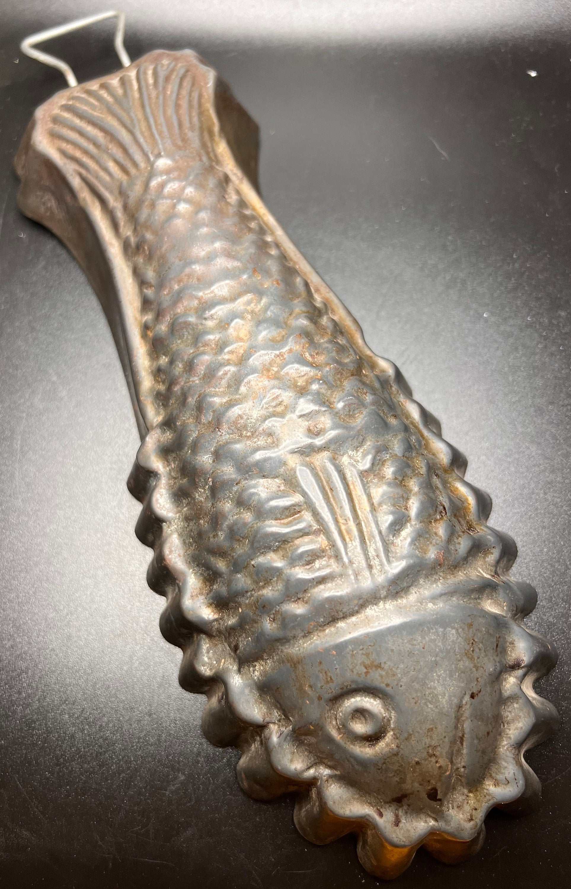 Vintage Tin Fish Mold Rustic Kitchen Decor - Etsy