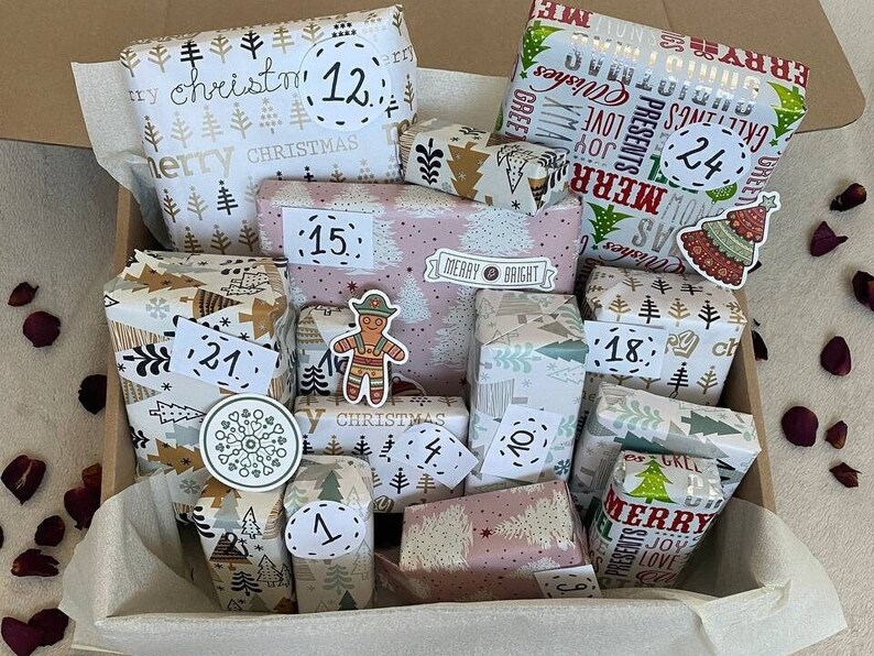 Huge Advent Calendar With Everything Christmas Countdown 24 Advent ...