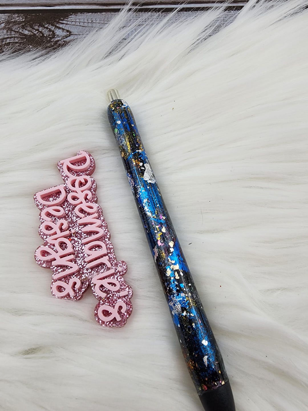 Epoxy Inkjoy Pen, Custom Pens, Glitter Pen, Gift for Nurse, Refillable ...