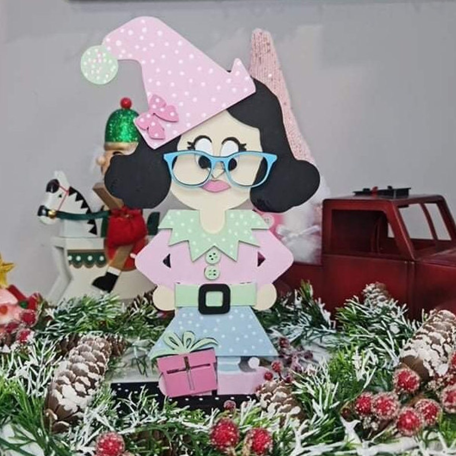 Elf Laser Cut File, Create Your Own, Glowforge Elf, Laser Cut File ...