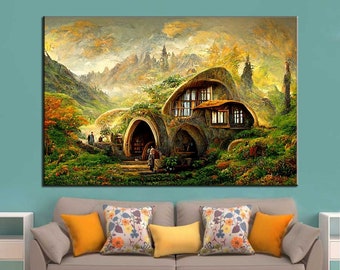 Lord of Rings Oil Painting - Etsy
