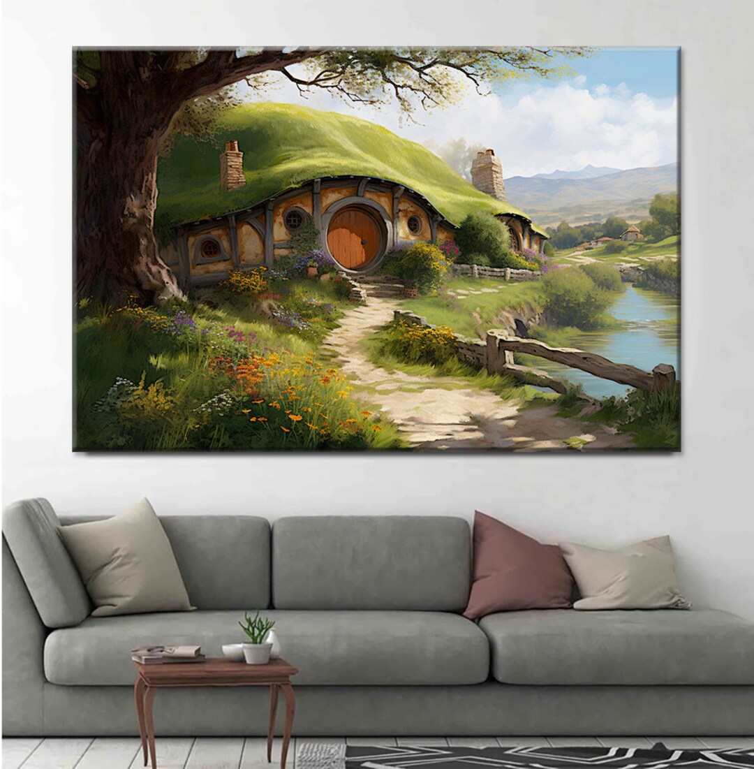 Lord of the Rings, Hobbit Oil Painting Design,shire, Wall Art,wall ...