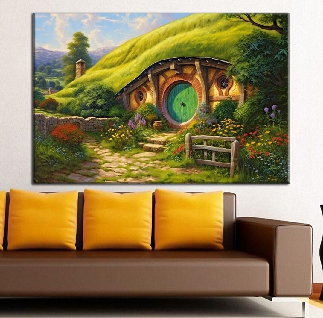 Lord of the Rings, Hobbit Oil Painting Design,shire, Wall Art,wall ...