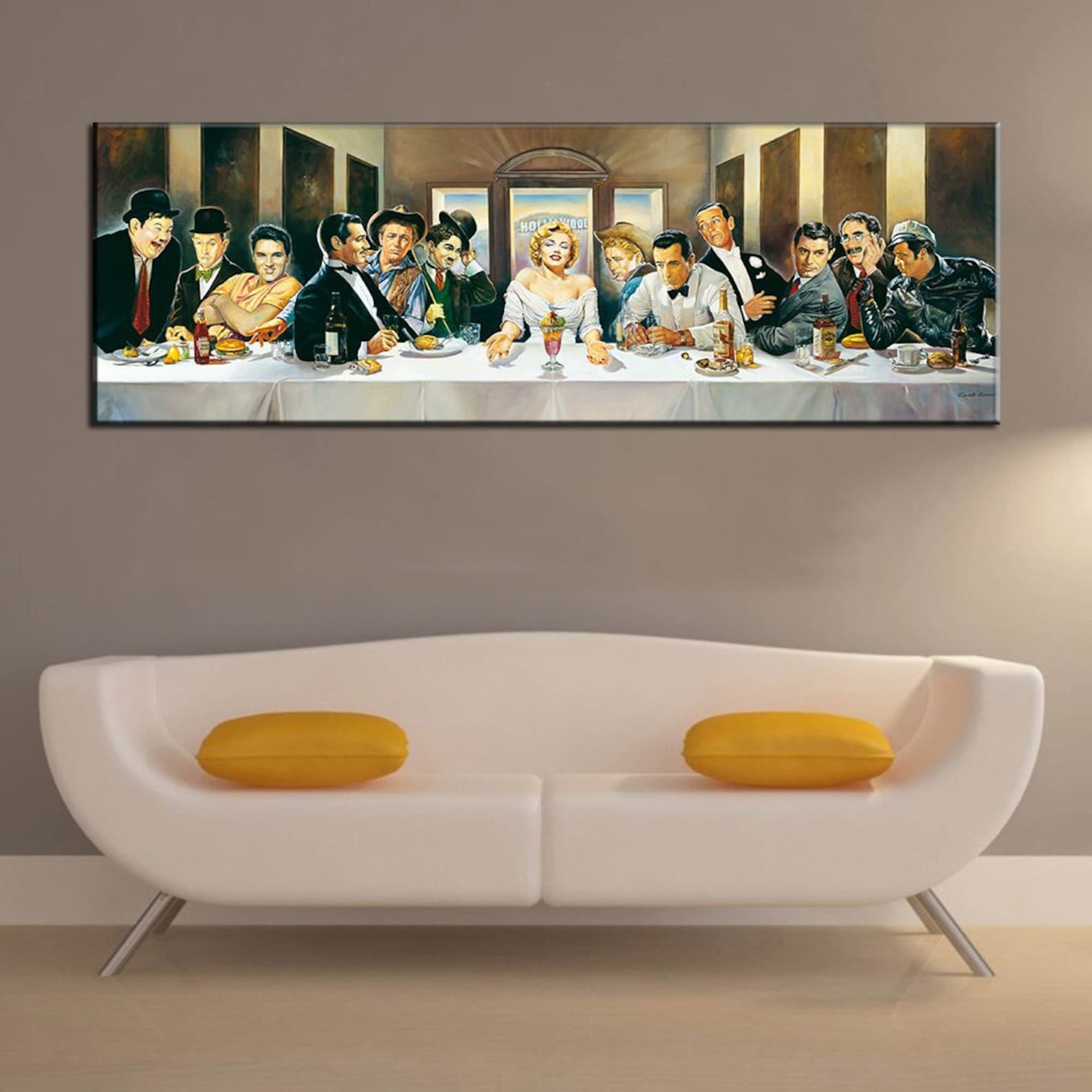The Last Supper, Version, Celebrities, Cinema, Music, Illustration, Oil ...