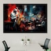 Jazz Club, Night and Music, Concert, Orchestra, Jazz Wall Decor, Canvas ...