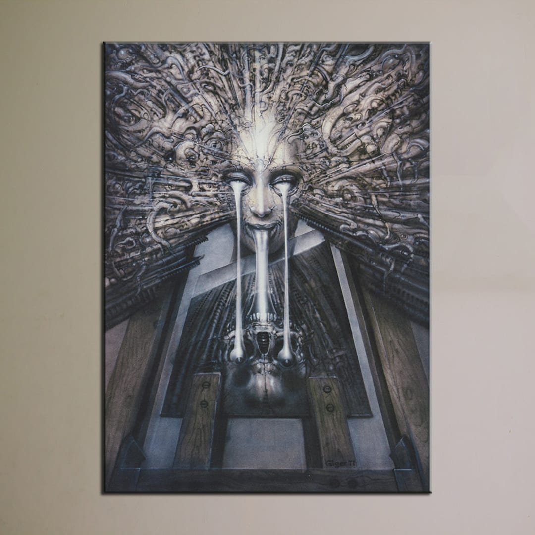 Giger, Hans Rudolf Giger, Alien, Oil Painting, Canvas Painting, Wall ...