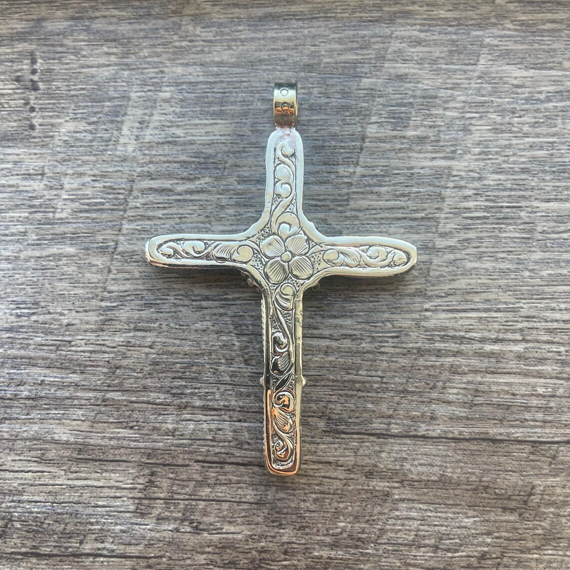 Freshwater Pearl Cross Pendant: Tibetan Silver, Spiritual Jewelry (3.5 ...