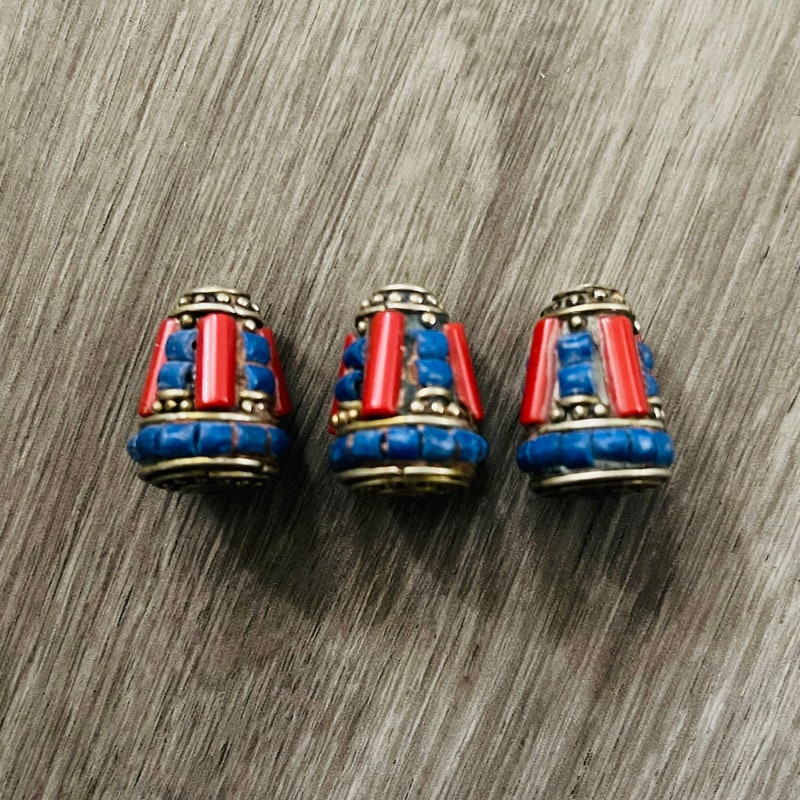 Glass Cone Beads - Etsy