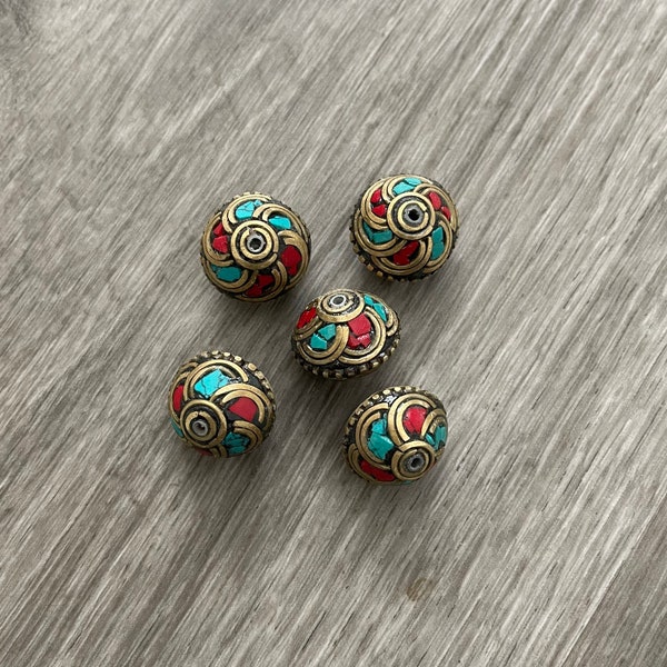 Inlaid Beads - Etsy