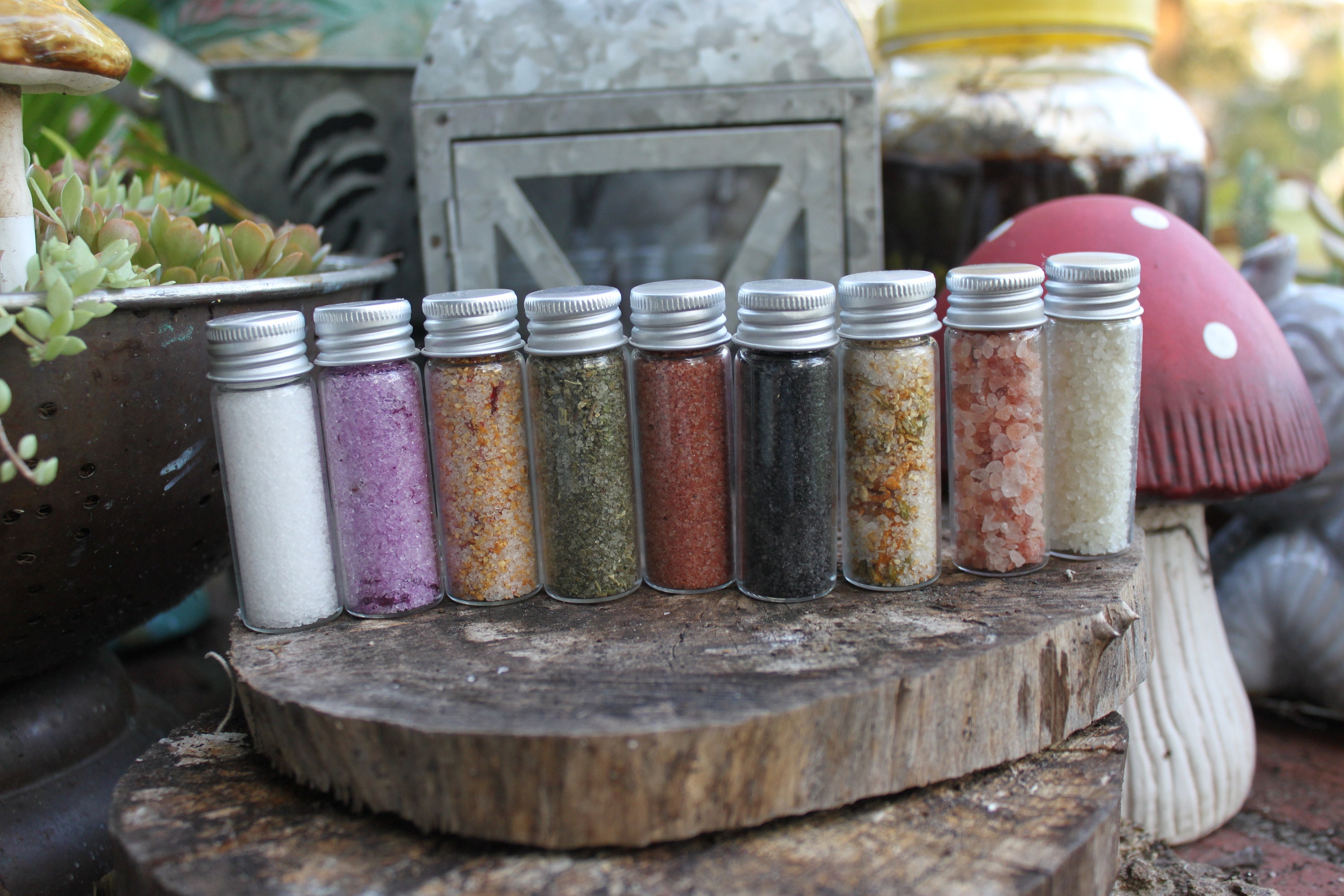 WITCH SALT SET Magickal Salt Set Set of Salts Protection and - Etsy