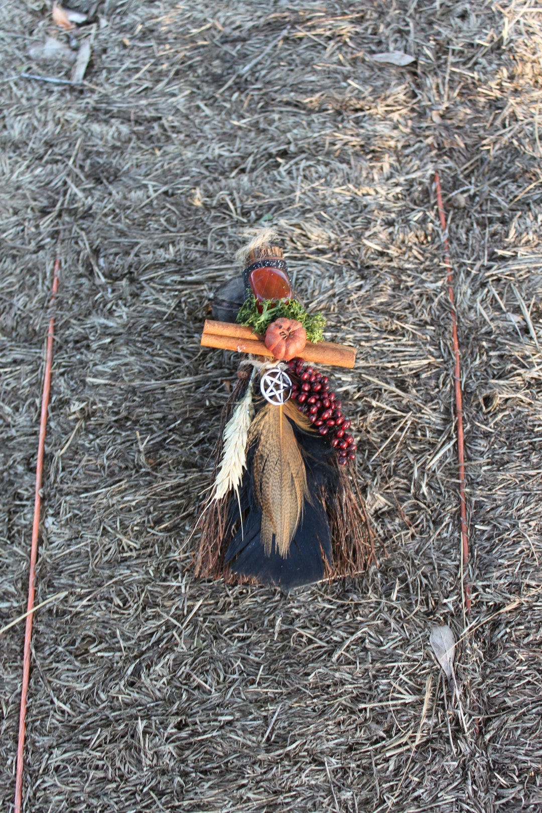 Samhain Altar Besom Altar Broom Witch Besom Witches Broom - Etsy