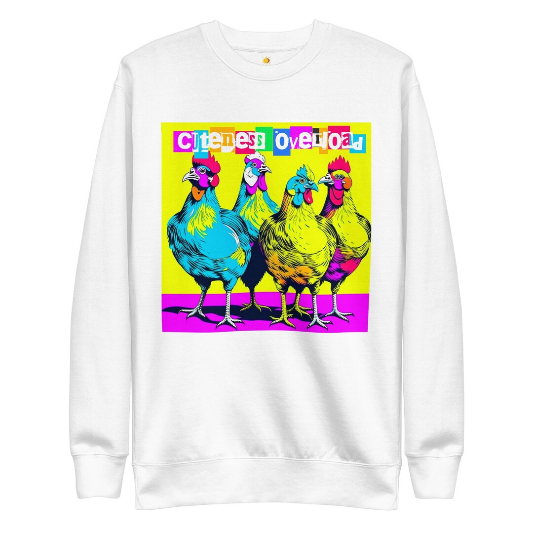 Chicken Cuteness Overload - Abstract Psychedelic - Unisex Premium ...