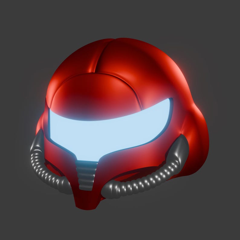 Super Metroid Samus Helmet STL - Etsy