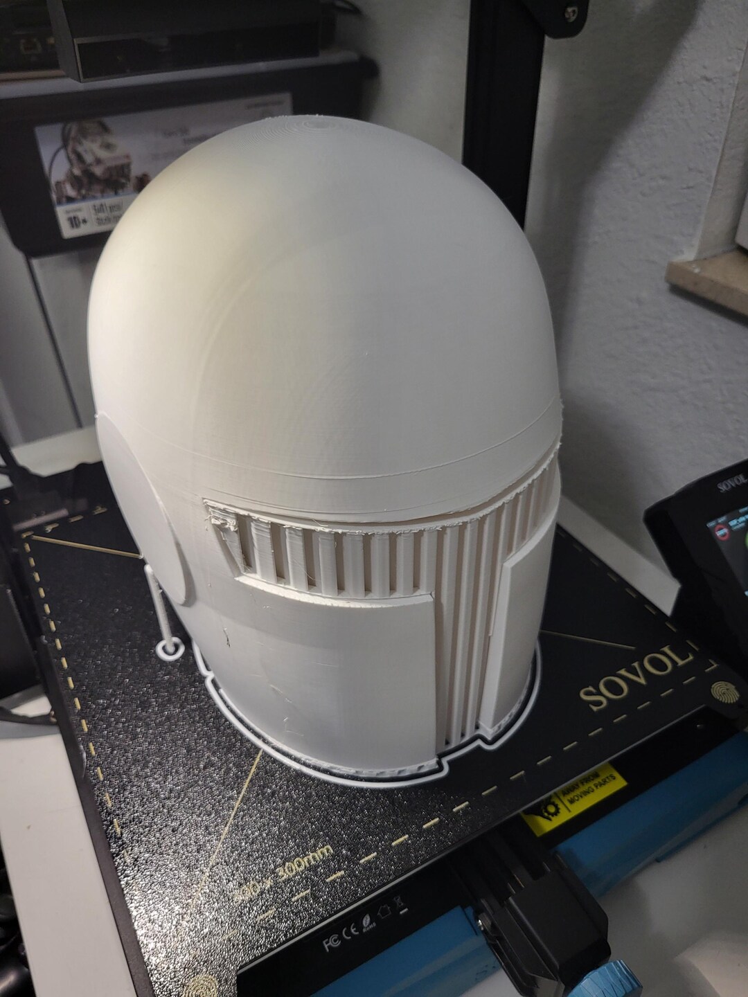 Vile's Helmet 3D Printed raw Print - Etsy