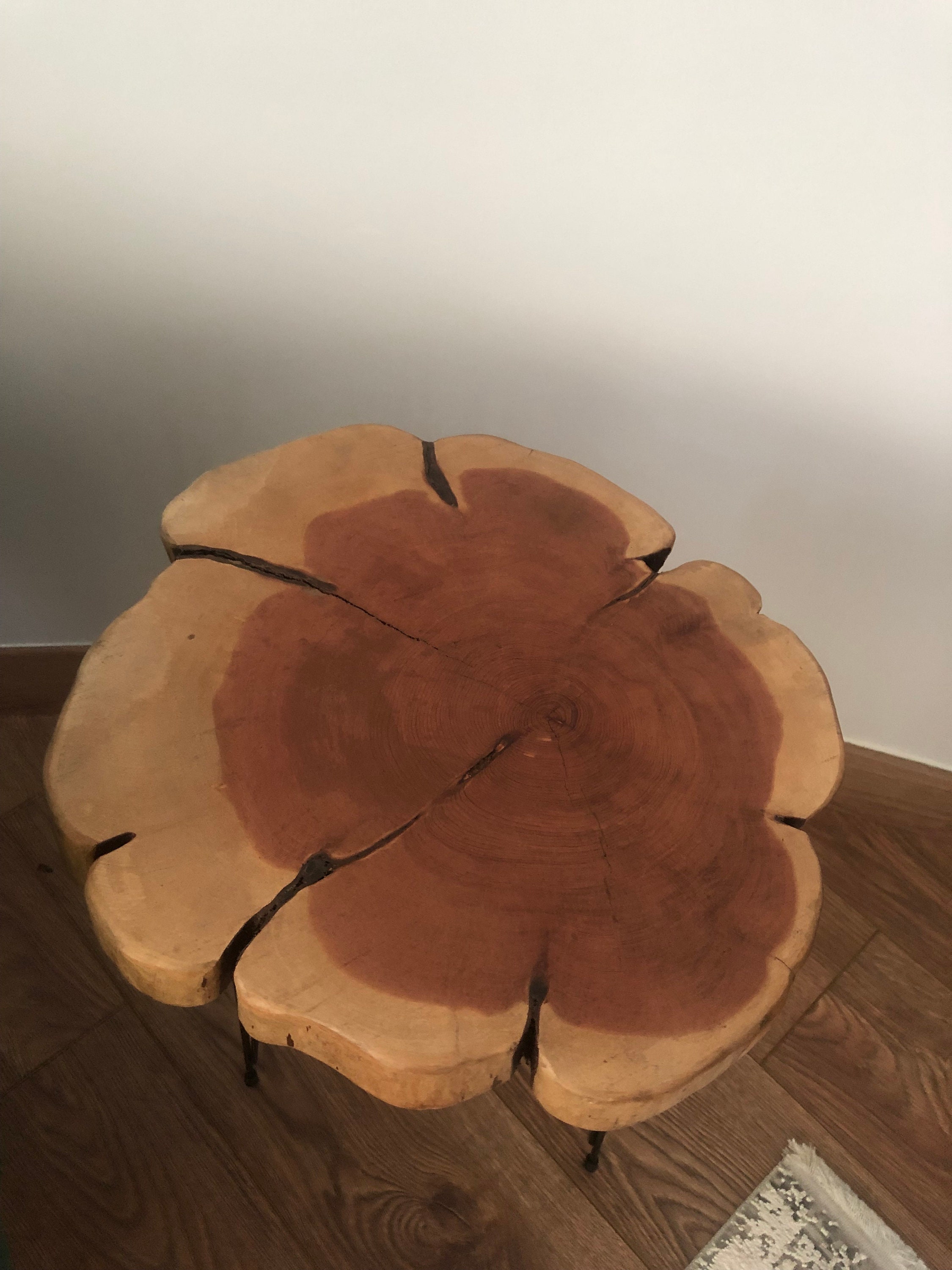 Juniper Tree Log Coffee Table - Etsy