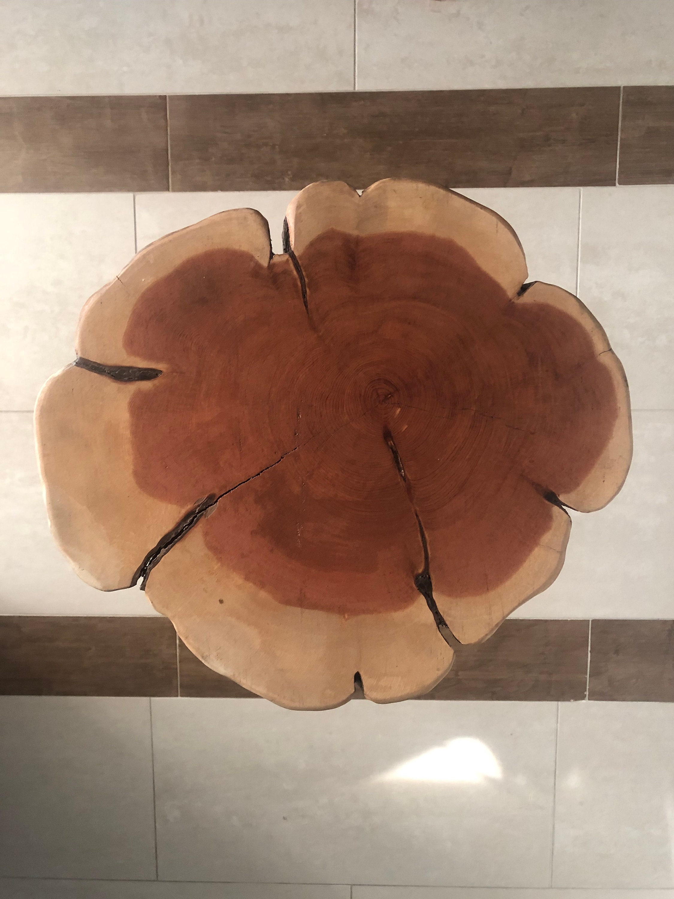 Juniper Tree Log Coffee Table - Etsy