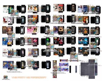VHS Movie Collection 1:12 Papercraft 2 - Etsy