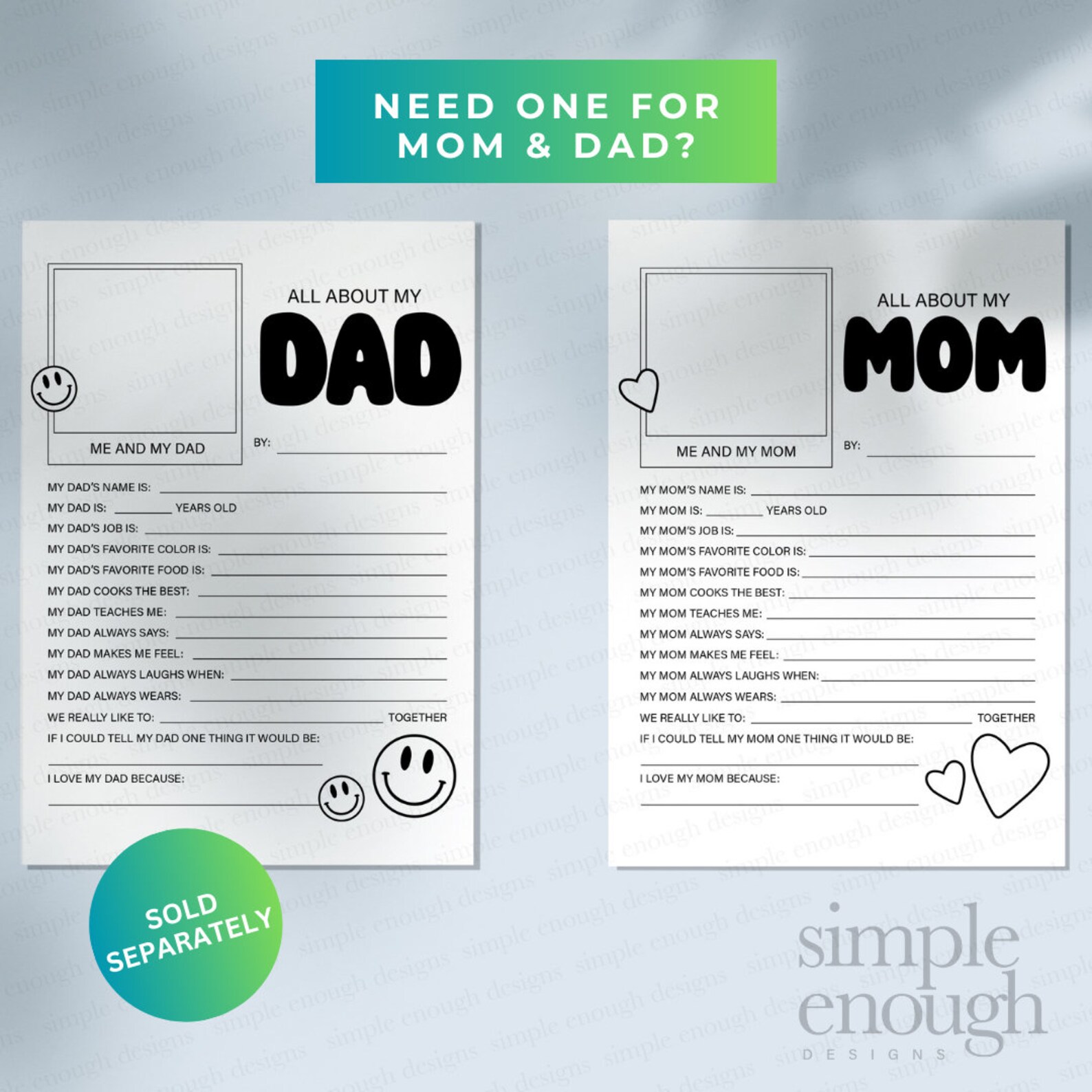 All About My Grandpa Printable | Grandpa Questionnaire | Grandma ...