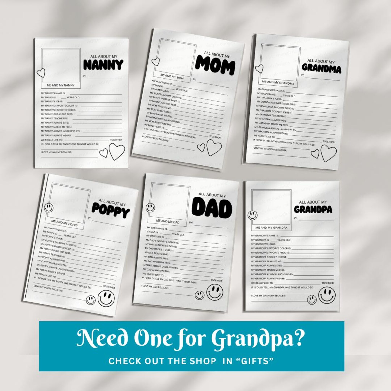 All About My Grandma Printable | Grandma Questionnaire | Grandma ...