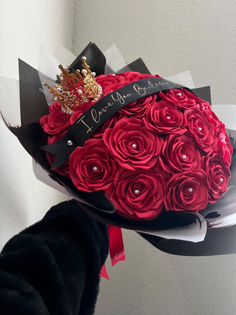 Eternal Rose Bouquet - Etsy