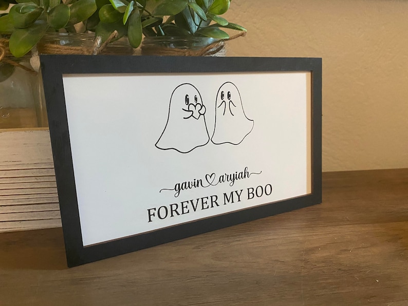 Forever my boo sign / Halloween decor / couples sign / | Etsy