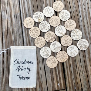 Christmas Activity Tokens / Advent Tokens / Christmas Bucket List ...
